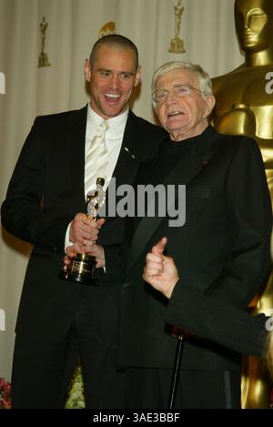 Jim Carrey and Blake Edwards at the 76th ANNUAL ACADEMY AWARDS, 2/29 ...