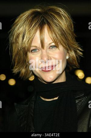 Actress MEG RYAN at the world premiere in Hollywood of her new movie ...