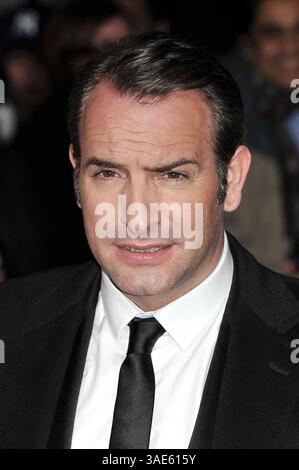 Jean Dujardin arriving at the London Film Critics' Circle Awards 2012 ...