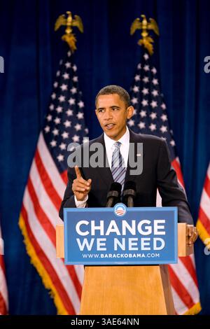 Barack Obama at Colorado School of Mines, Golden, CO Stock Photo - Alamy
