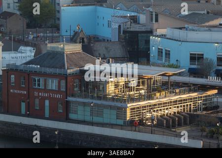 The Mount Stuart Wetherspoons at Mermaid Quay, Cardiff Bay, Wales Stock ...