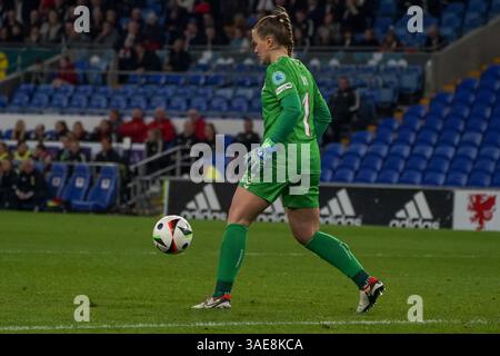 Denmark goalkeeper Maja Bay Ostergaard during the Euro 2025, group C ...