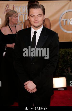 Leonardo DiCaprio arriving at the 11th annual Screen Actors Guild ...