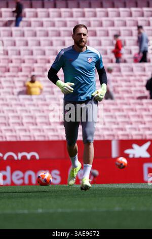 Jan Oblak of Atletico de Madrid during La Liga match between Real ...