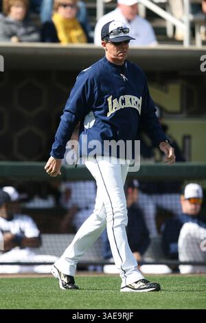 Ohio State Buckeyes pitching coach Tyler Robinson (23) makes a pitching ...