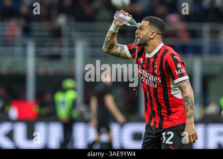 Kyle Andrew Walker of AC Milan looks on during Coppa Italia 2024/25 ...