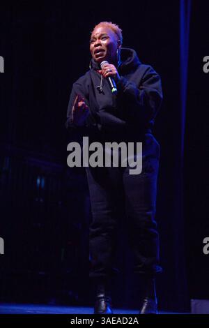 Miramar, Florida, USA. 05th Apr, 2025. Singer Tasha Cobbs in concert ...