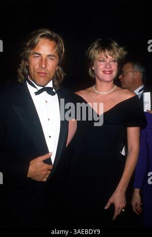 Don Johnson and Melanie Griffith 1989. Photo By John Barrett/PHOTOlink ...