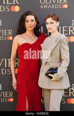 Amy Di Bartolomeo and Georgie Buckland at the Olivier Awards 2025 ...
