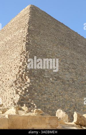 Detail of Stone Blocks of Great Pyramid of Giza Pyramid of Khufu or ...
