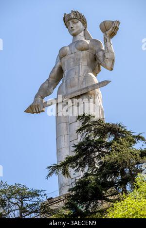 Kartlis Deda, Mother of Georgians monument on Sololaki hill in Tbilisi ...