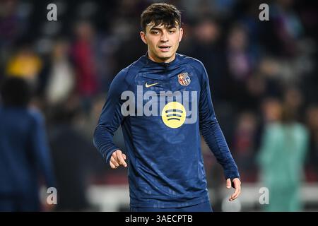 Pedro GONZALEZ LOPEZ (Pedri) of Barcelona during the Spanish championship La Liga football match ...