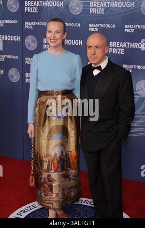 Julia Milner, Yuri Milner attend the 11th Breakthrough Prize Ceremony ...