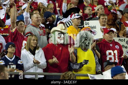 Ghouls cheer along with Chiefs fans during Kansas City's game against ...