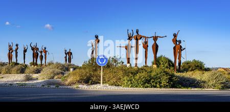 Art in the roundabout, Majorca, Spain, Europe Stock Photo - Alamy