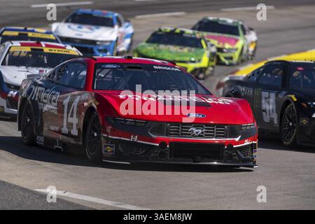 Chase Briscoe during a NASCAR Cup Series auto race at Pocono Raceway ...
