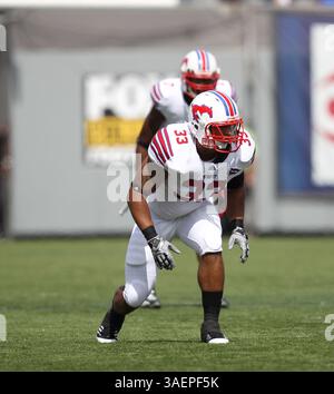 September 24, 2011: Southern Methodist Mustangs running back Zach Line ...