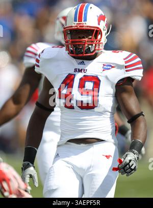 September 24, 2011: Southern Methodist Mustangs running back Zach Line ...