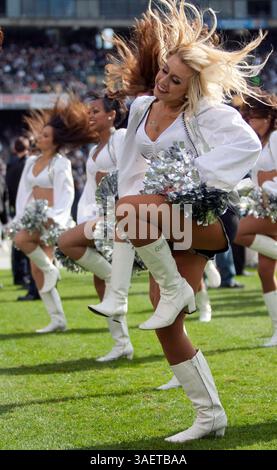 Denver Broncos cheerleaders perform in the first half of an NFL ...
