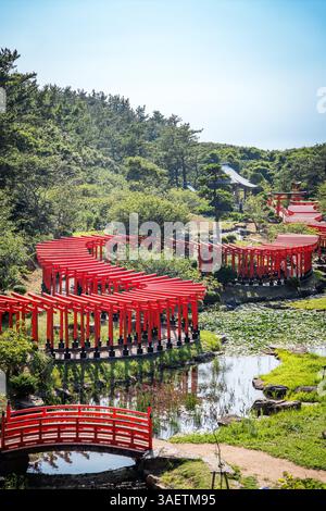 Takayama Inari Shrine in Ushigatacho, Tsugaru, Aomori, Japan Stock ...