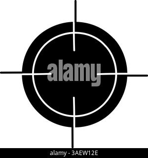 map recenter icon hand drawn vector illustration Stock Vector Image ...