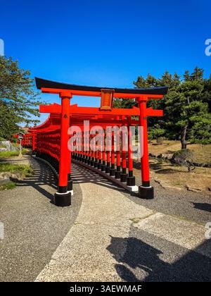 Takayama Inari Shrine in Ushigatacho, Tsugaru, Aomori, Japan Stock ...