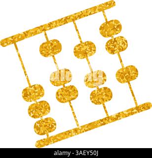 Abacus in cartoon style, color by number, education paper game for the ...