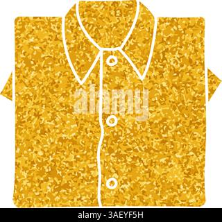 Folded uniform drawing in gold color style Stock Vector Image & Art - Alamy