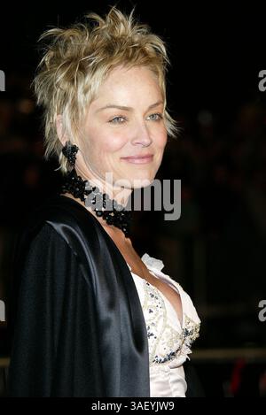 Hollywood, CA, USA; Actress SHARON STONE with TERRY LIPPMAN Stock Photo ...