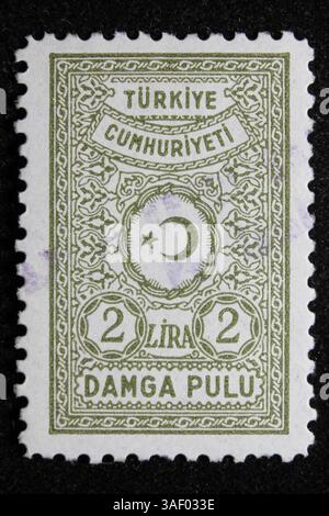 ISTANBUL, TURKEY - DECEMBER 26, 2020: Yemen stamp shows Human Rights ...