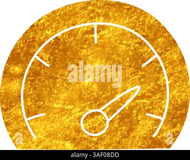 Dashboard drawing in gold color style Stock Vector Image & Art - Alamy
