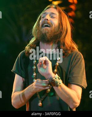 Aug 29, 2005; HENDERSON, NV, USA; CHRIS ROBINSON, lead singer of the ...