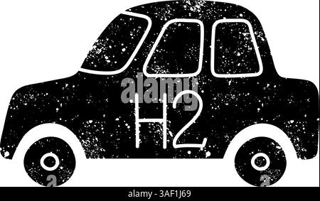 Hydrogen fueled car black hand drawn icon Stock Vector Image & Art - Alamy