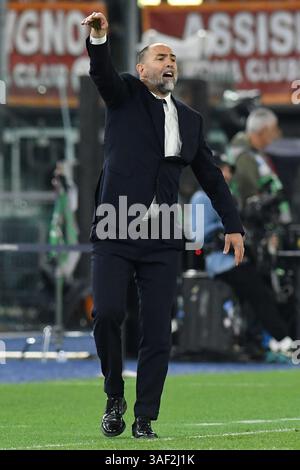 Juventus trainer Igor Tudor reacts during the Serie A Enilive match ...