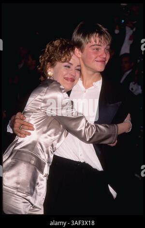 March 27, 1995; Hollywood, CA, USA; Actress THERESA SALDANA and JEFF ...
