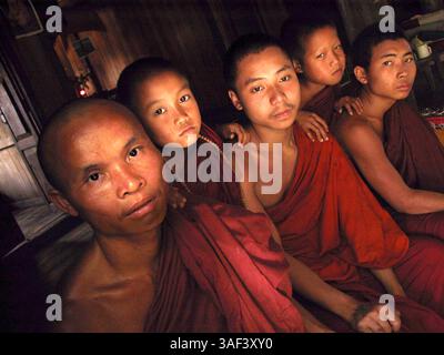 Democratic Karen Buddhist Army (DKBA) attend a ceremony to mark the ...