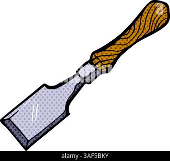 chisel icon hand drawn color vector illustration Stock Vector Image ...