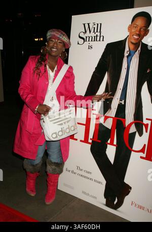 Hip hop artist Missy Elliott holds a replica of her new star on the ...