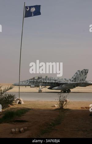 Feb 24, 2005; Al Asad, Iraq; Corporal DEREK HULL, communications and ...