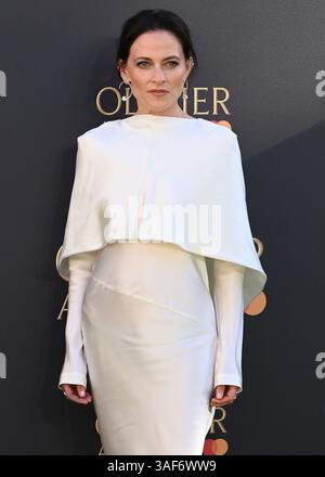 London, UK. Lara Pulver at Mastercard sponsored 2025 Olivier Awards ...