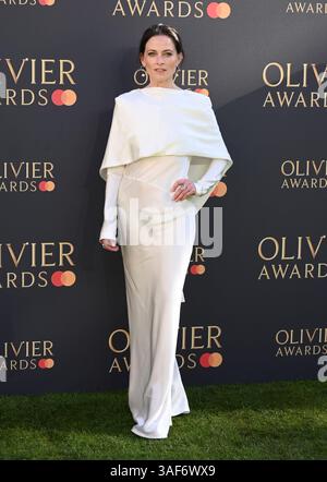 London, UK. Lara Pulver at Mastercard sponsored 2025 Olivier Awards ...