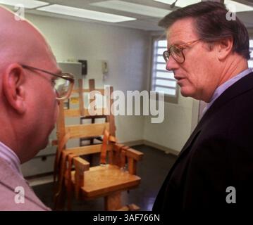 Florida State Prison Warden James Crosby stands by the newly ...