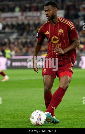 Olimpico Stadium, Rome, Italy - Evan Ferguson of AS Roma during Uefa ...
