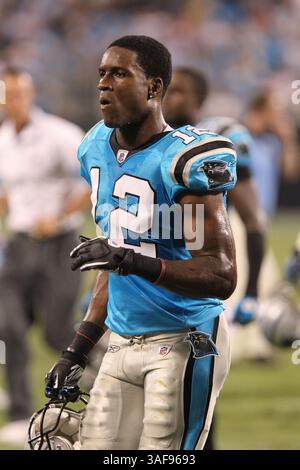 Carolina Panthers wide receiver David Moore participates during an NFL ...