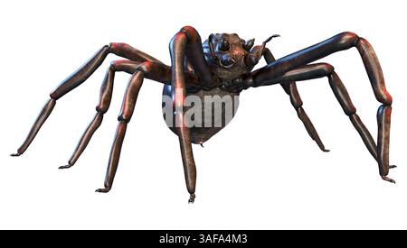 3D rendering of a giant fantasy spider isolated on white background ...