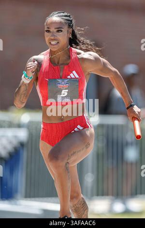 Gainesville, FL. USA; McKenzie Long of Team Astra competes in the Women ...