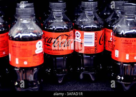 Copenhagen/ DenmarK/07 april025/ Coca cola bottle for sale danish ...