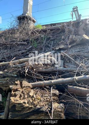 Slough, UK. 2nd April, 2025. A Nissan car show room on Slough Trading ...