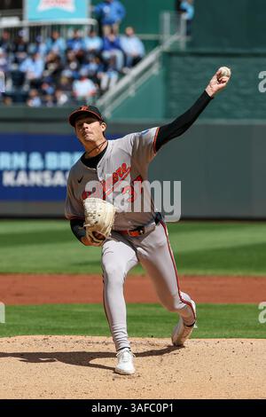 Baltimore Orioles starting pitcher Cade Povich in action during a ...