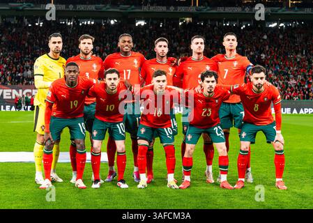 Lisbon, Portugal. 23rd March 2025. UEFA Nations league: Portugal v ...